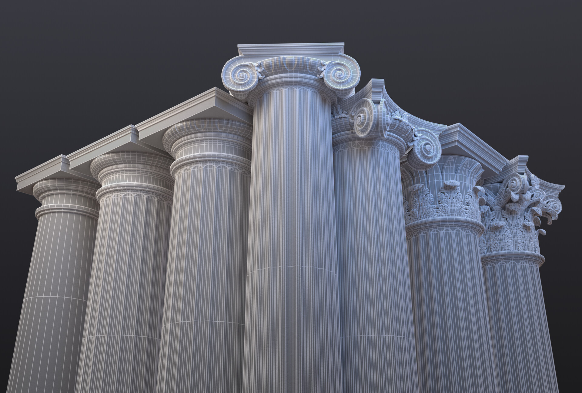 Marina Hirakawa - Columns of classical architectural orders