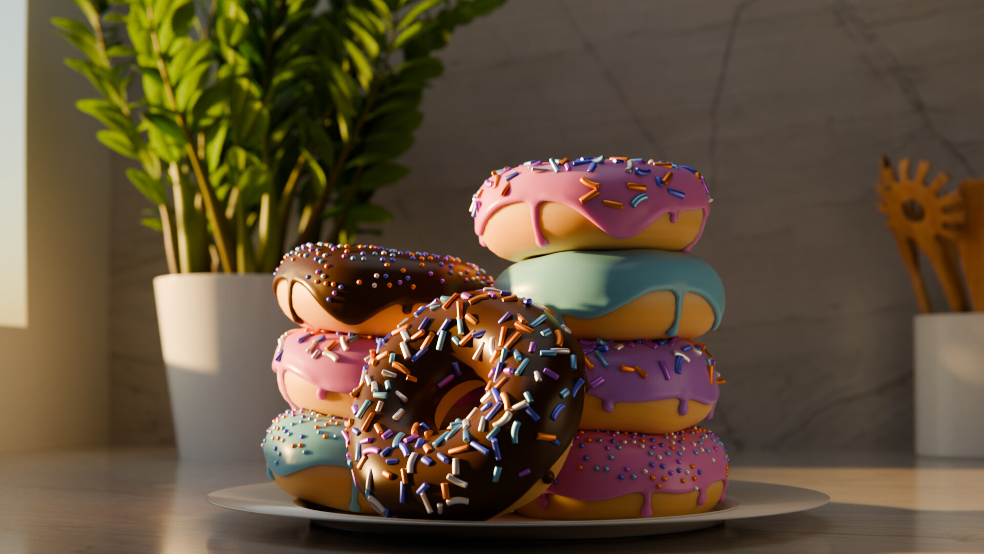 ArtStation - My Blender Donuts