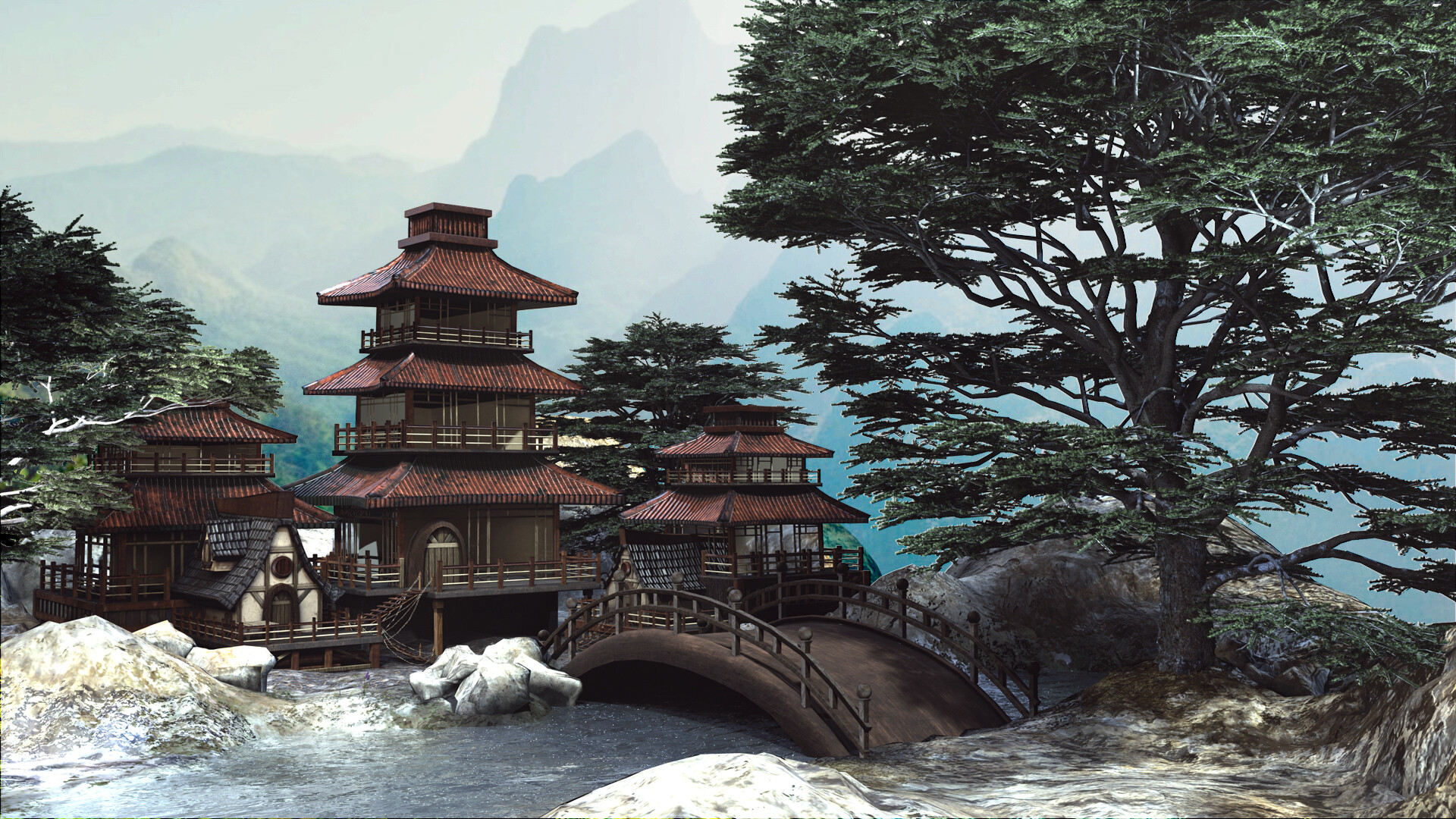 ArtStation - Japanese Cottage (Environment)