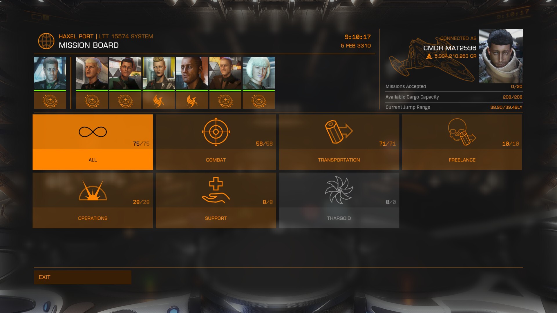 ArtStation - Elite Dangerous Odyssey - Mission Board UI