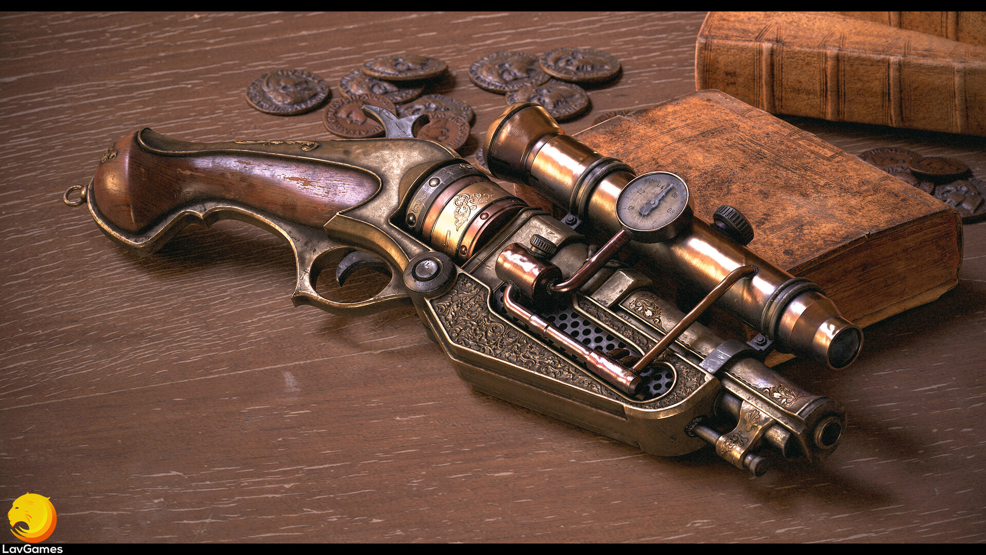Steampunk Gun by Lav Games : r/ImaginarySteampunk