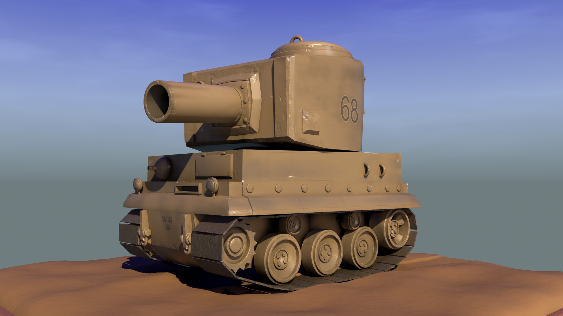 JG3D - Stylized Tank