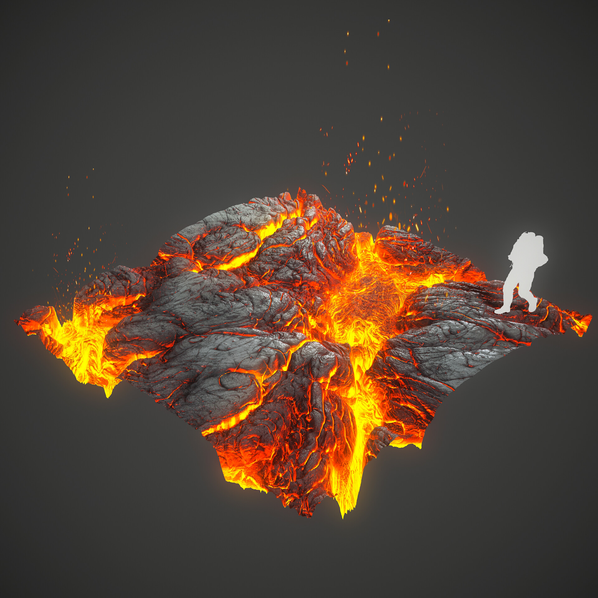 ArtStation - Flowing Lava