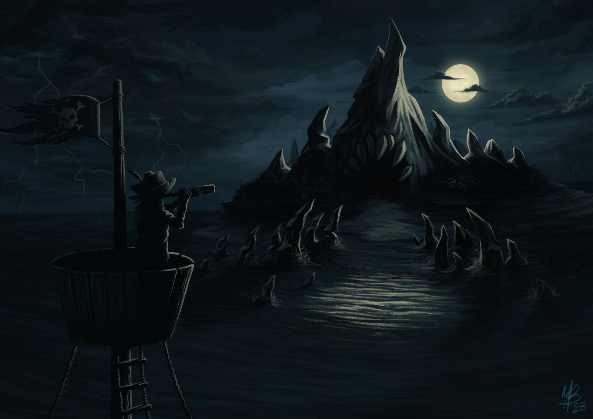 ArtStation - Creepy Island - Horrors of the Deep