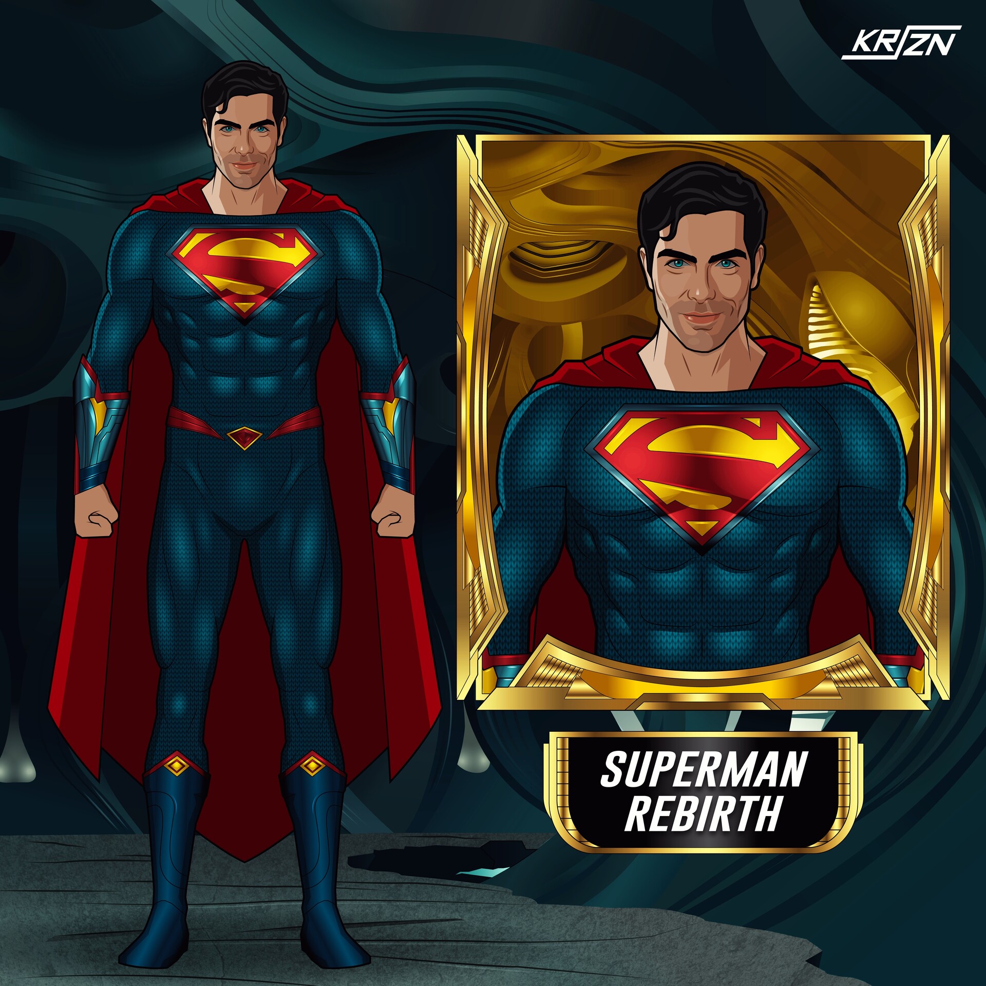 ArtStation - David Giuntoli Superman Rebirth