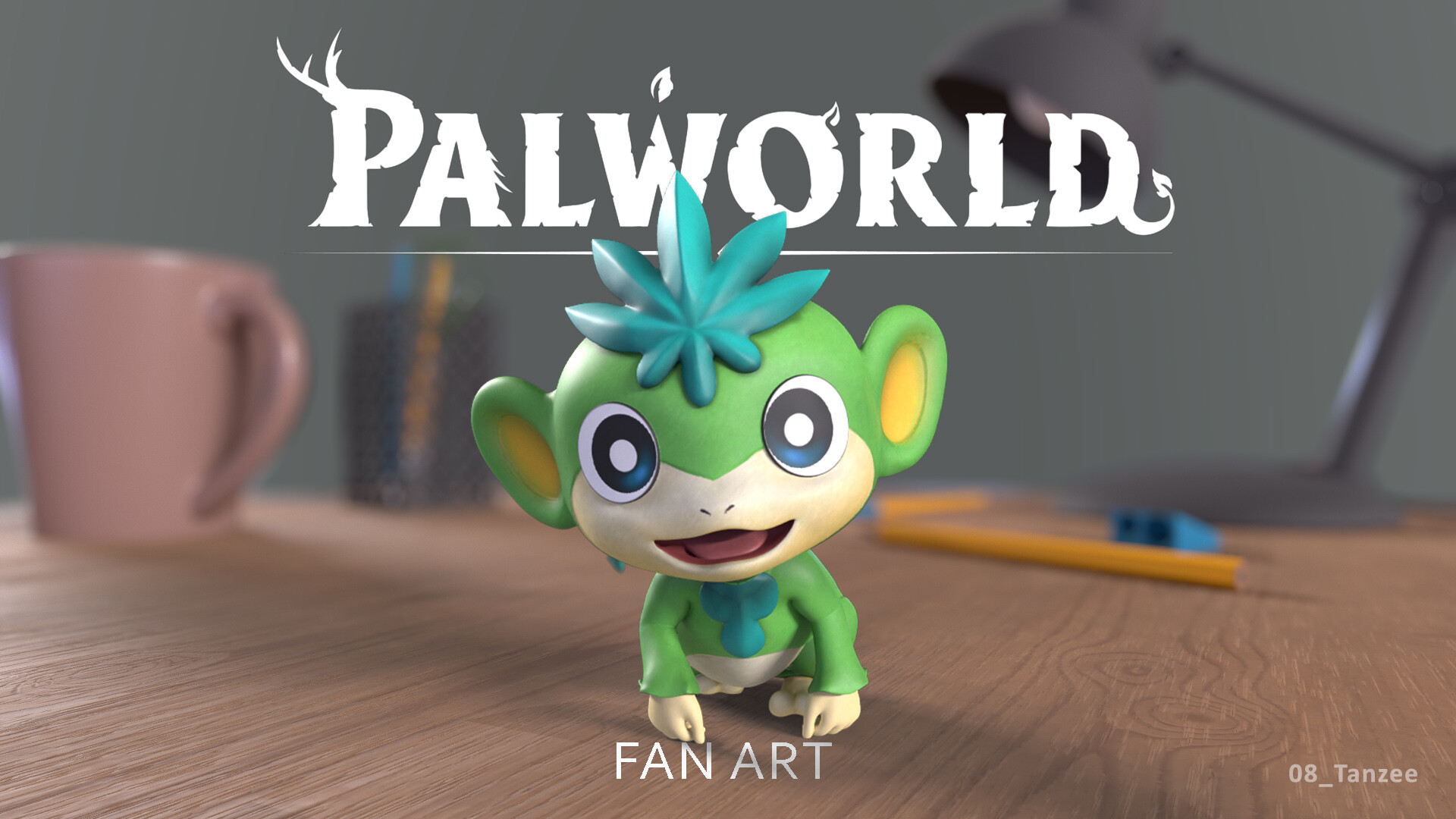 ArtStation - Palworld #8 Tanzee Pal Fanart