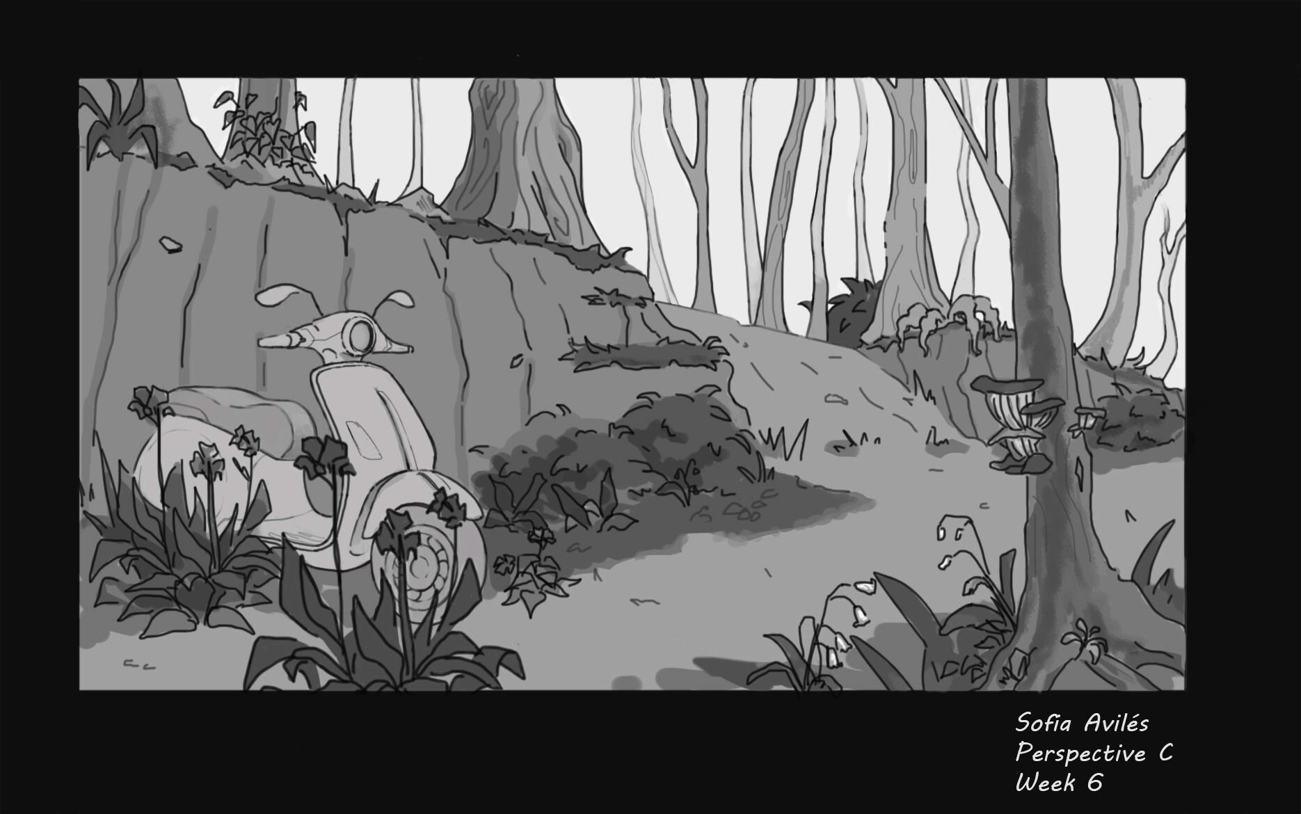 ArtStation - Forest layout