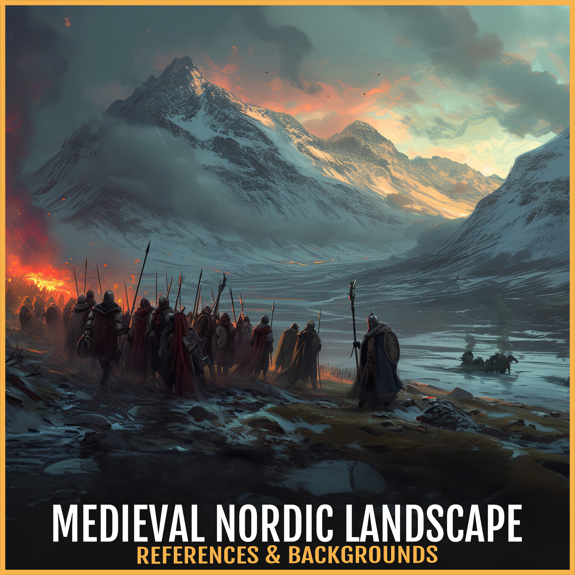 ArtStation - 505 Medieval Nordic Landscapes