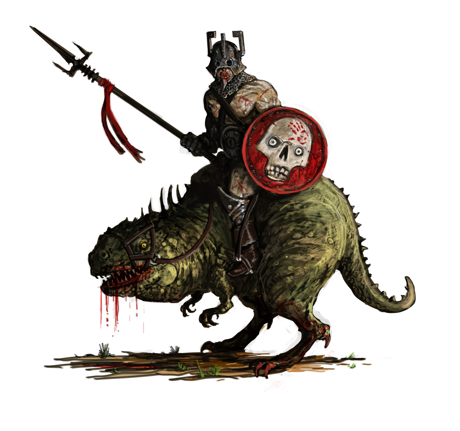 ArtStation - Lizard Rider