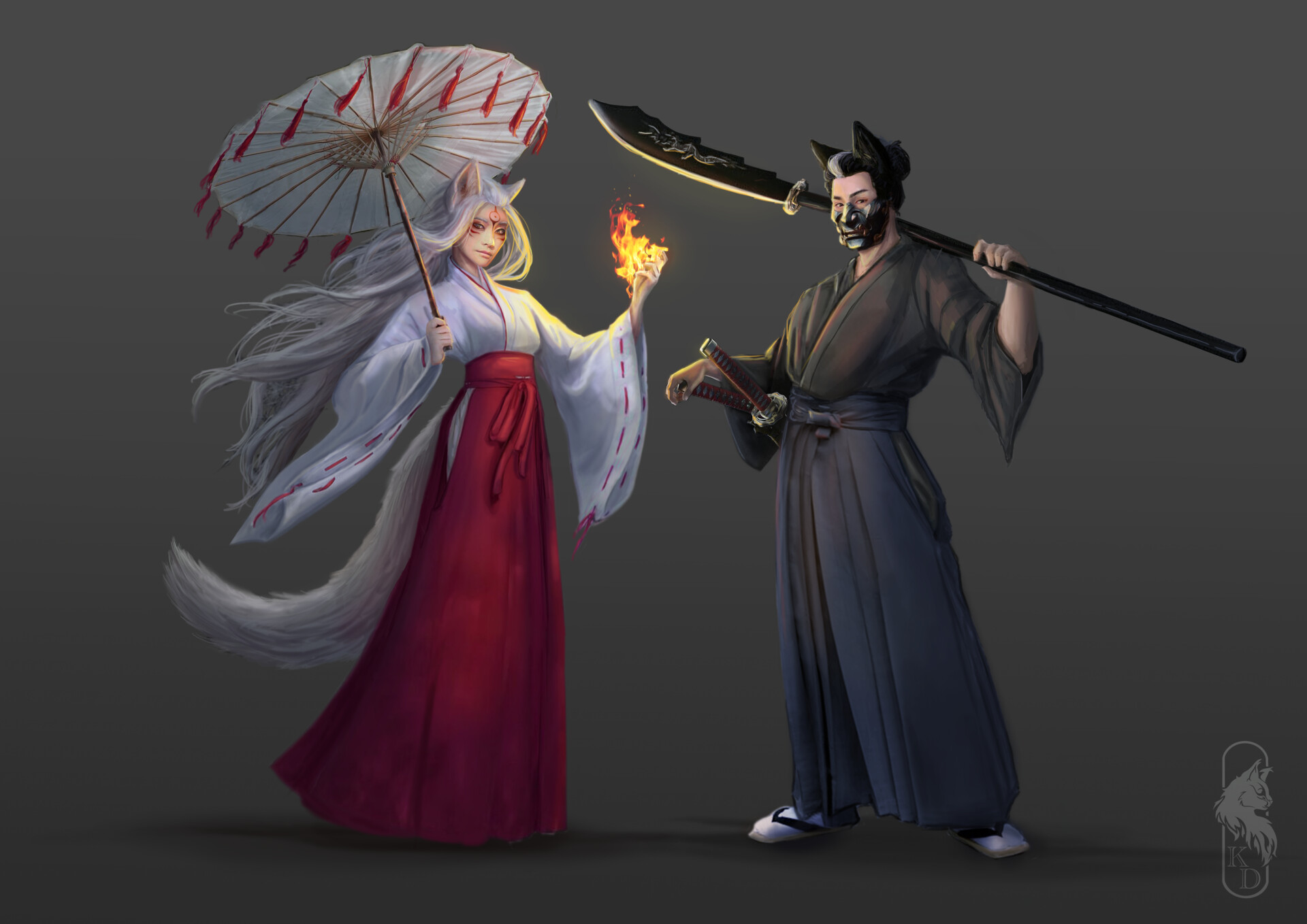 ArtStation - Amaterasu and Yue