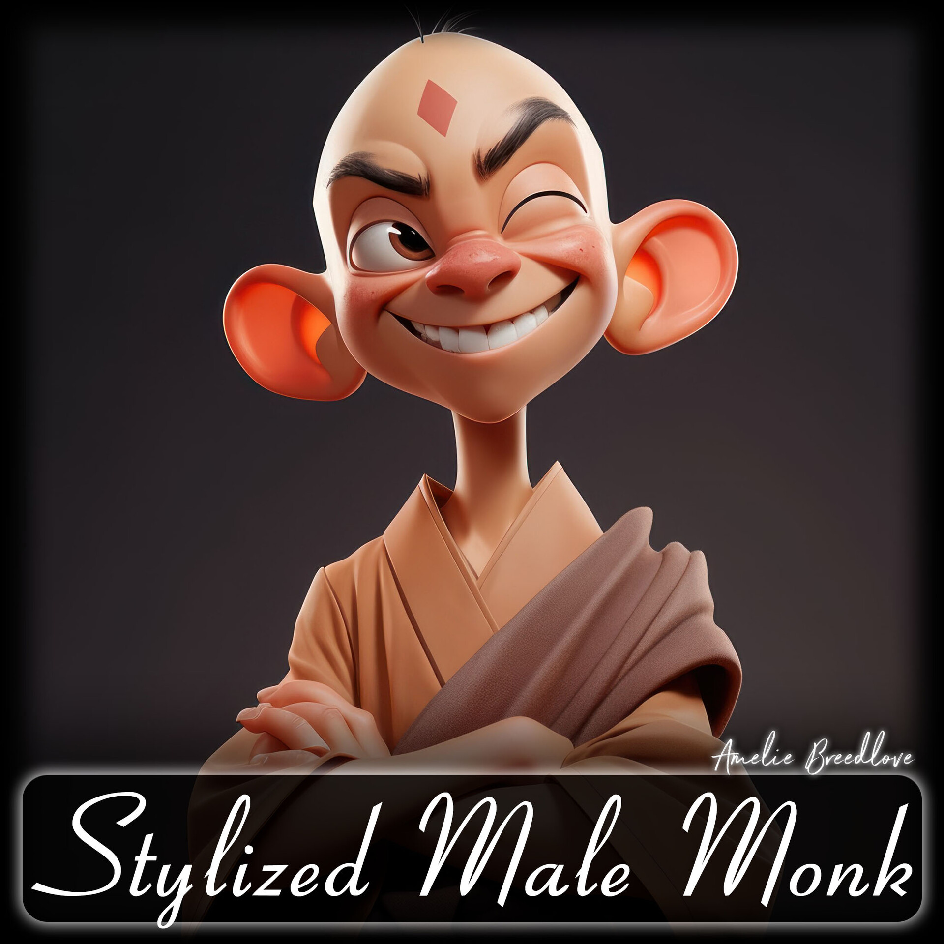 ArtStation - 200 Stylized Male Monk Reference Pack | 4K | v.19