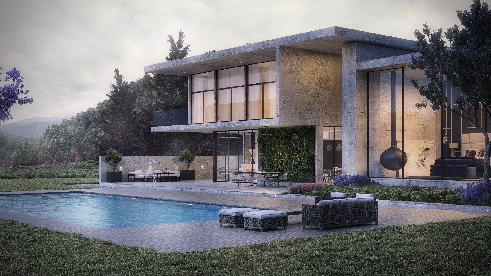 ArtStation - Concept for a villa