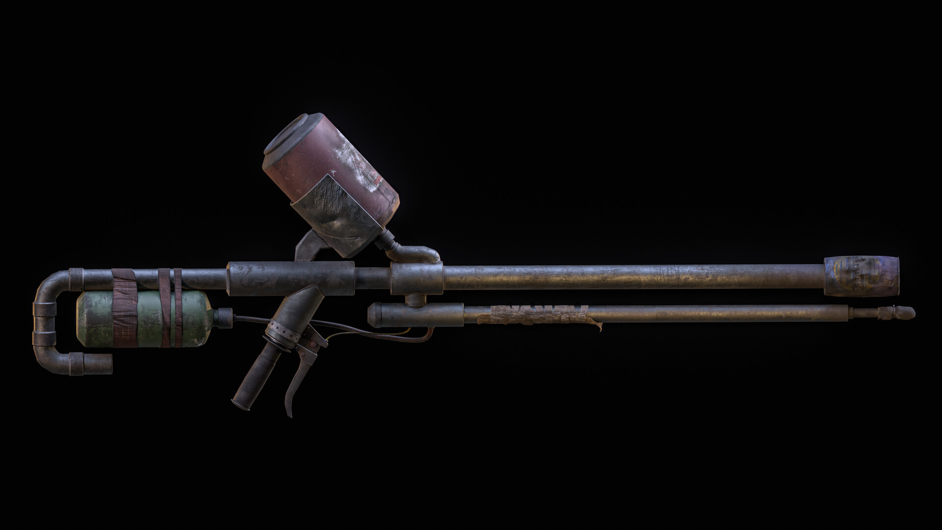 ArtStation - Make-Shift Flame Thrower