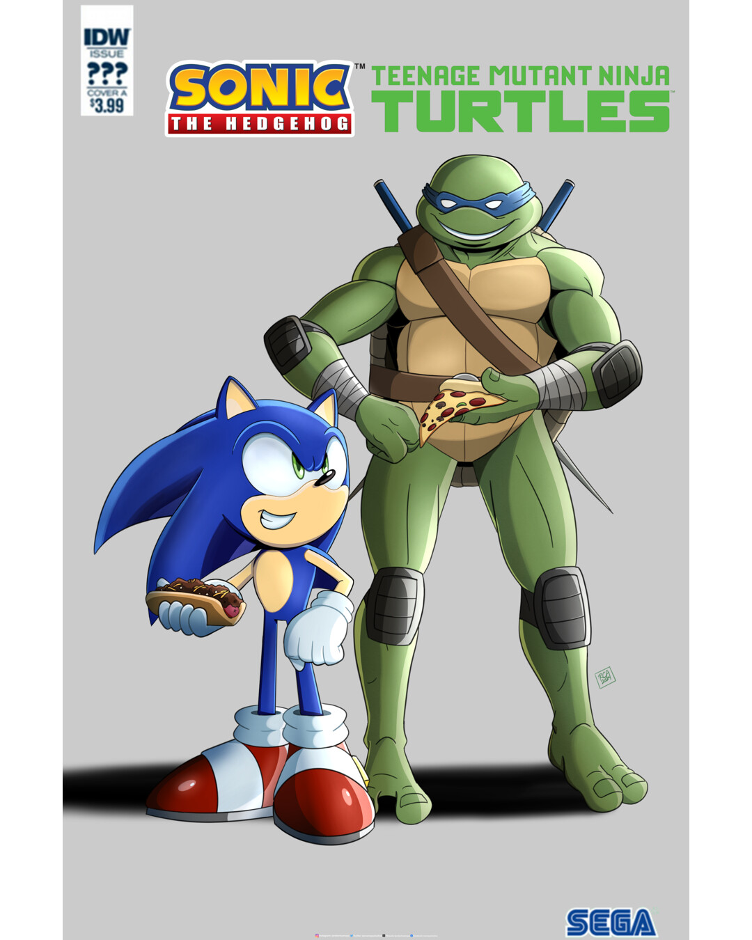 Teenage Mutant Ninja Turtles Vs Sonic Pin Page