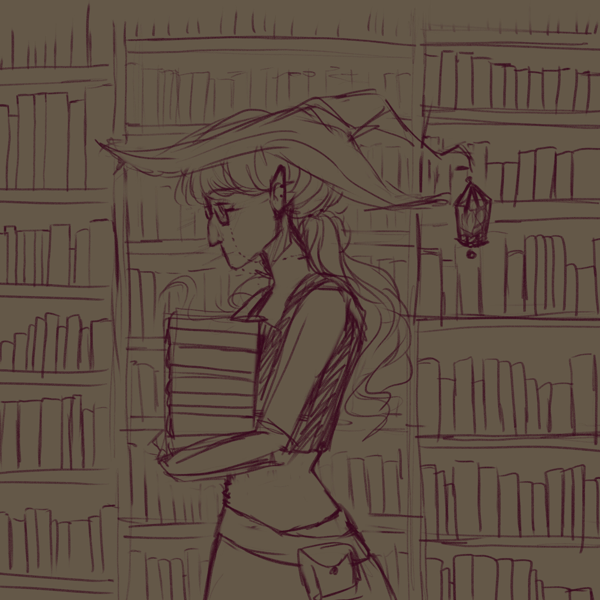 ArtStation - Librarian Witch