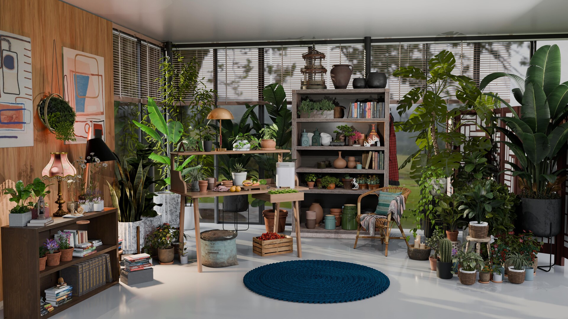 ArtStation - Botanic Garden Commercial Decor