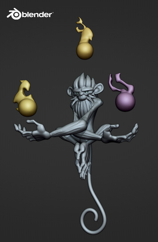 ArtStation - Zen Monkey