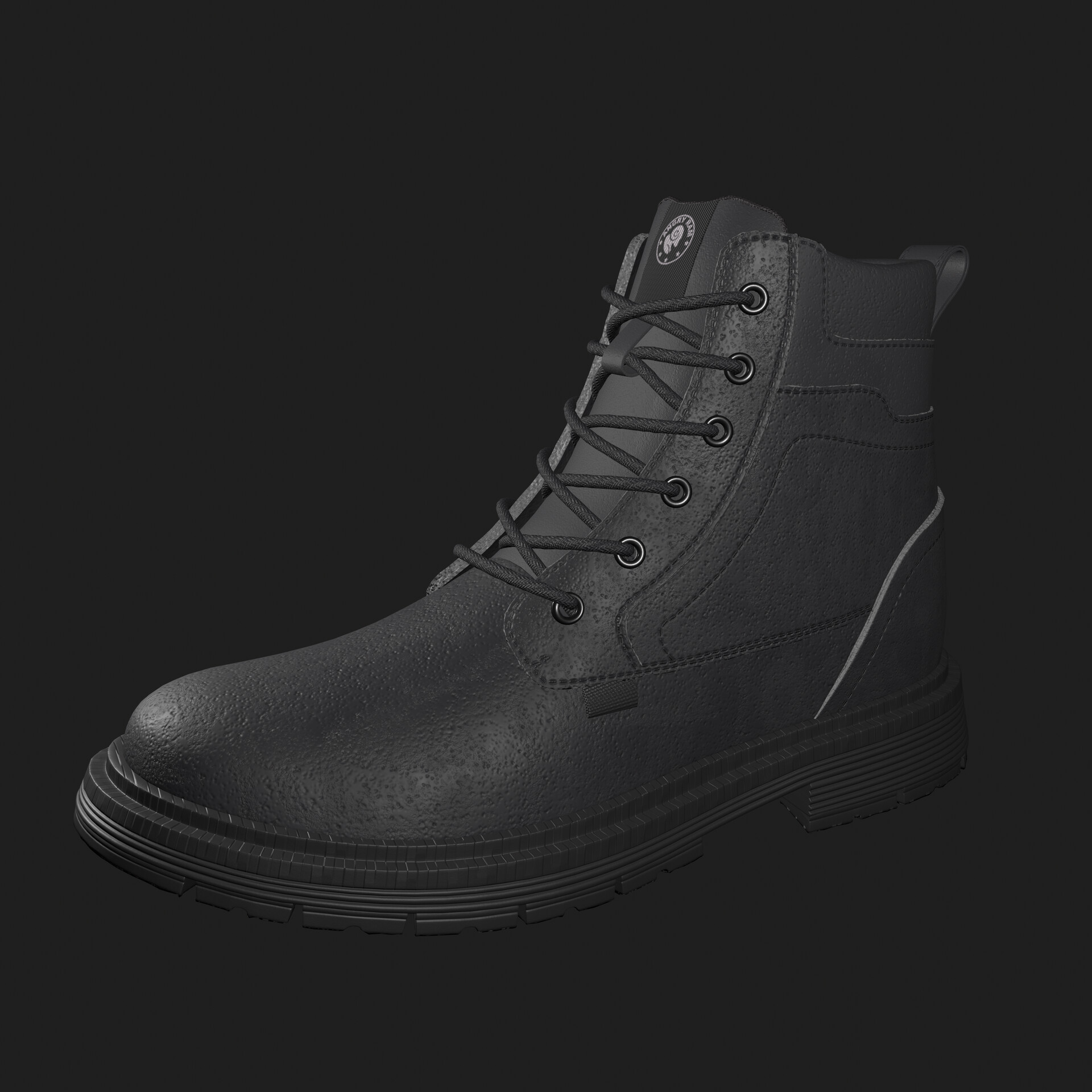 ArtStation - Leather Shoe texture work