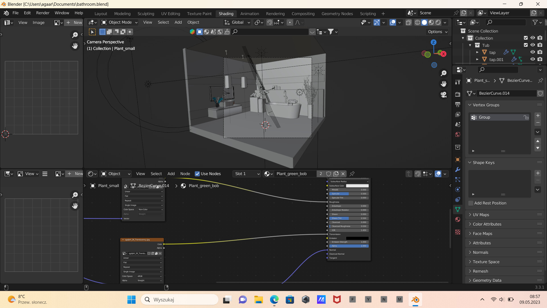 Agnieszka Kopacz - Vizualization Modern Bathroom