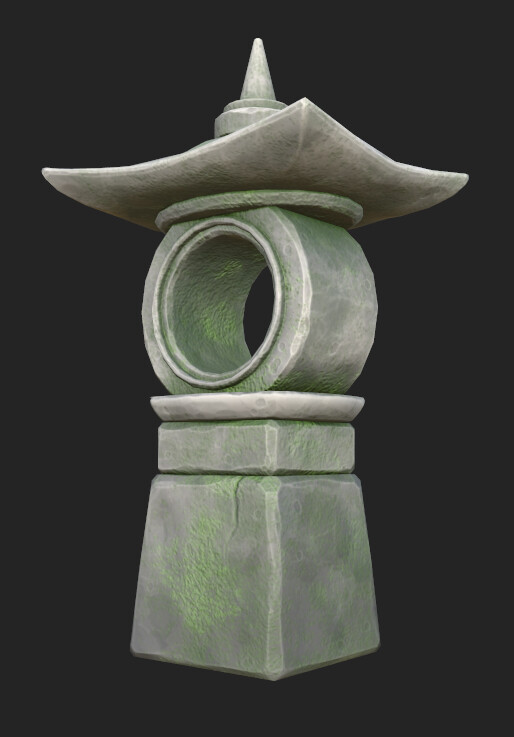 ArtStation - Textured lantern (Credit to Simon Knop for the model)