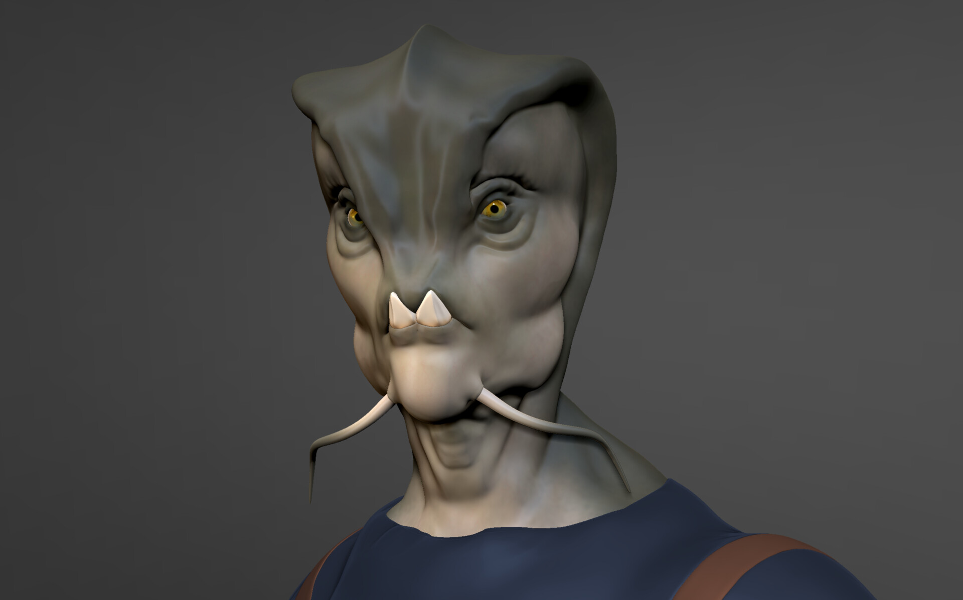 ArtStation - Coelocanthid | ZB Practice