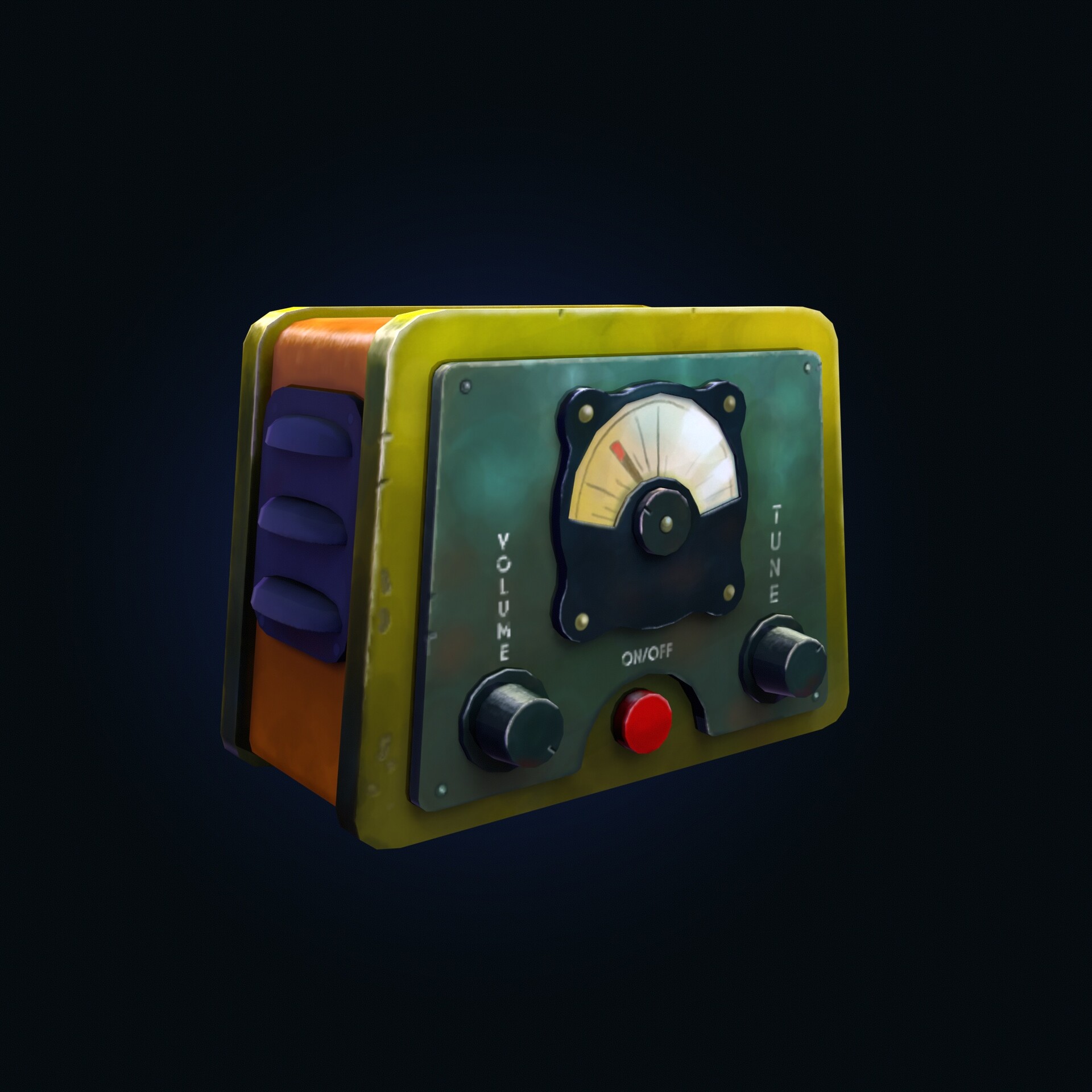 ArtStation - Handpaint radio