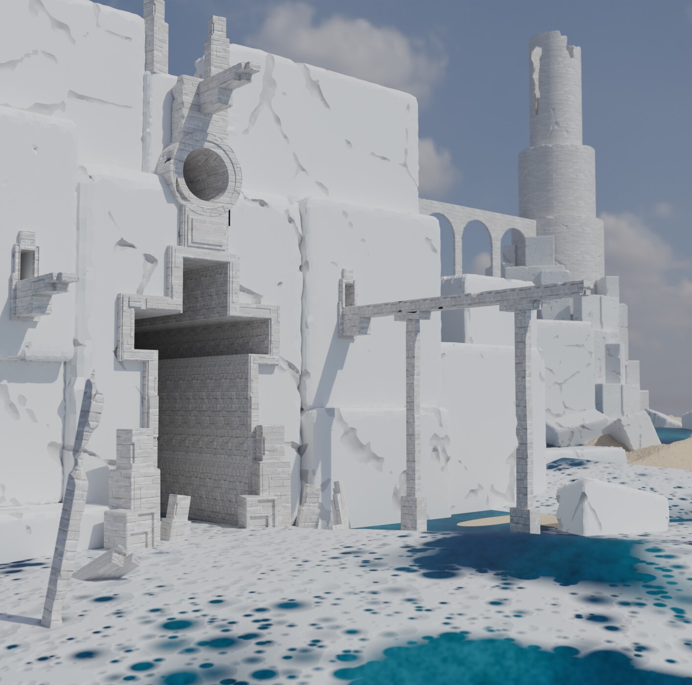 ArtStation - Sea temple