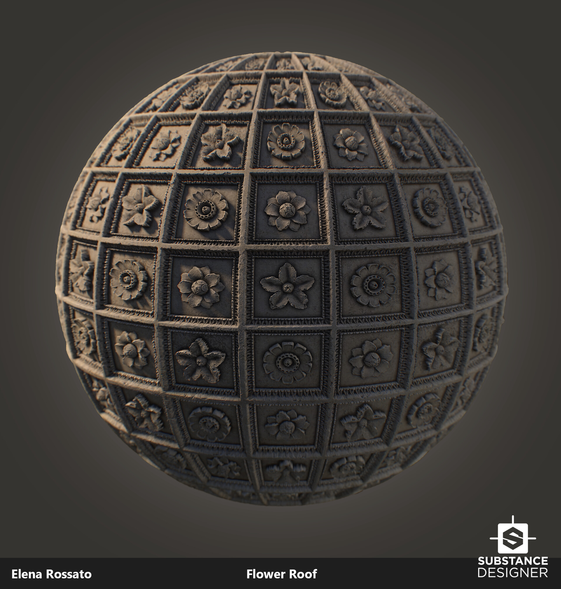 ArtStation - Roof Decor - Substance Designer Material