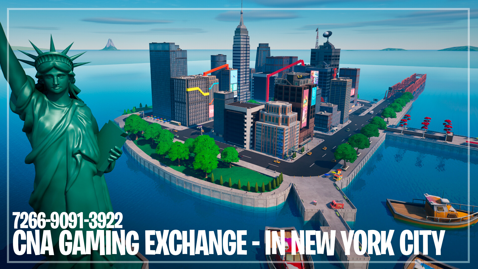 ArtStation - Fortnite map - CNA EXCHANGE in New York City
