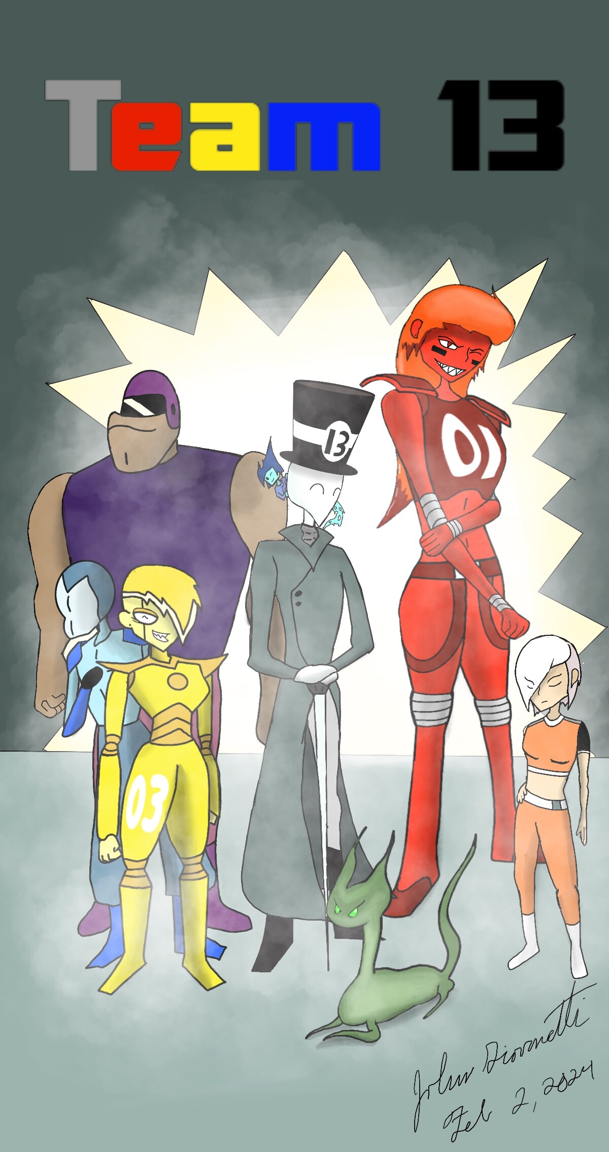 John Giovanetti - Team 13 Cover Art: Arc 1: Getting the Team Together.