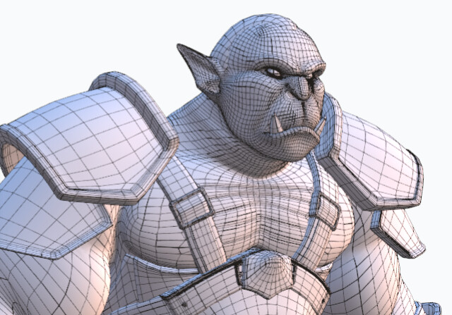 ArtStation - Orc in process