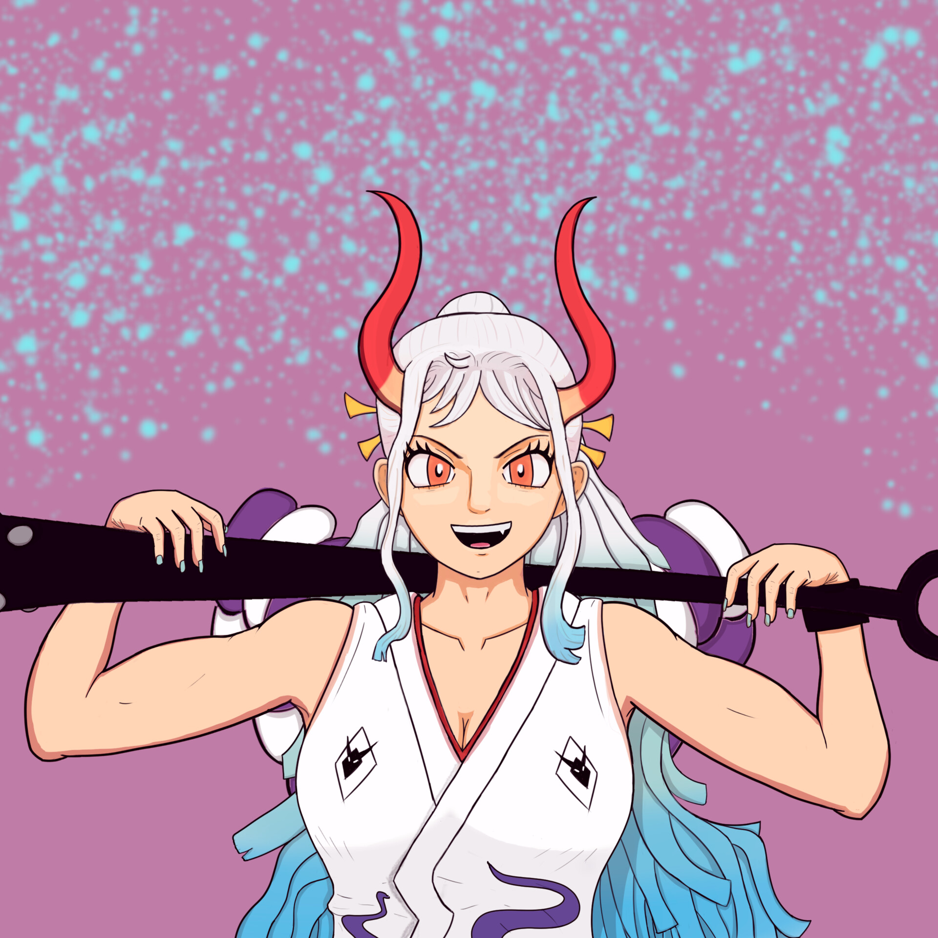 Lucas D'Angelo - Yamato - One Piece Fanart