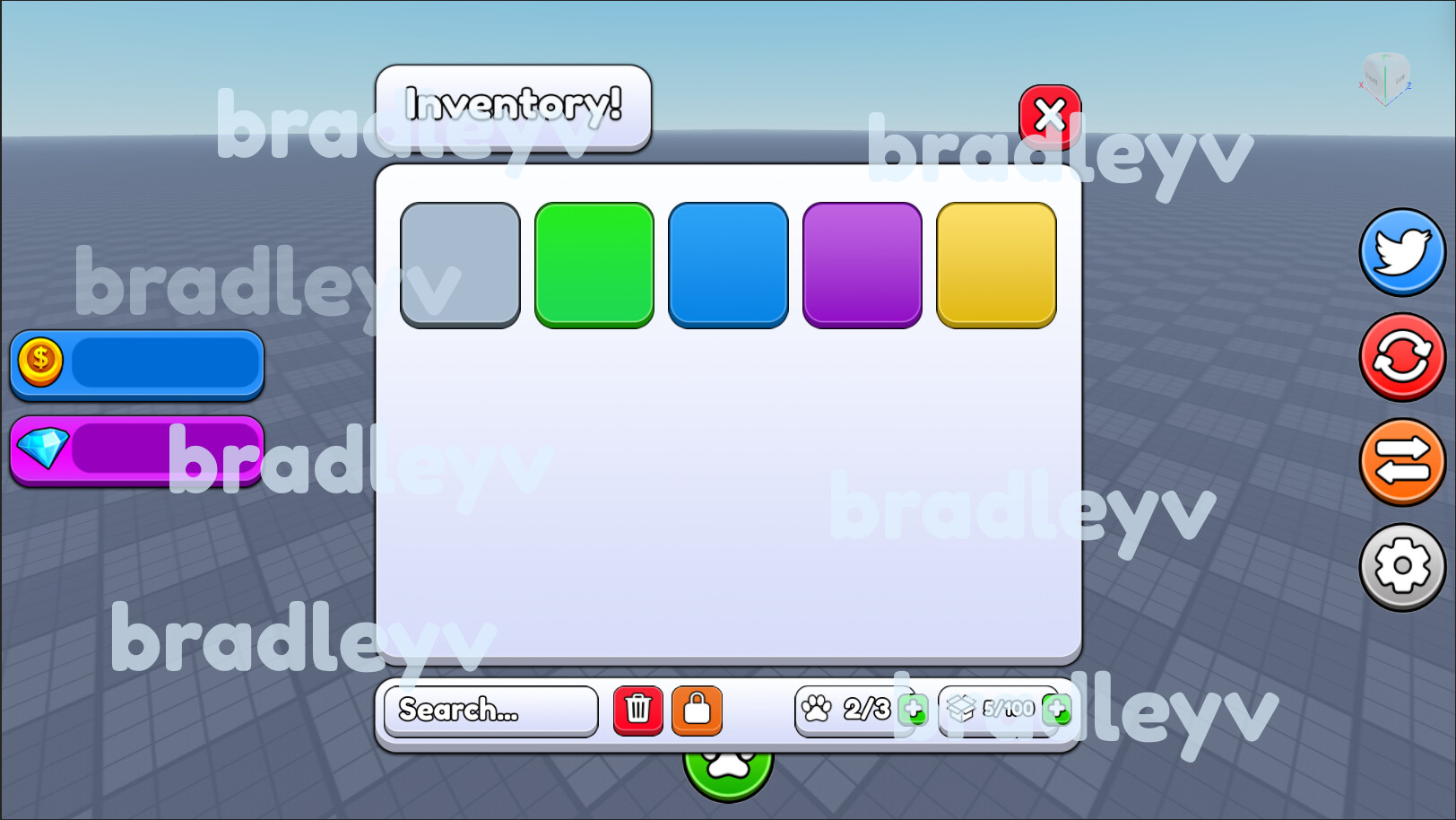 ArtStation - Cartoony UI Design (fully functional)
