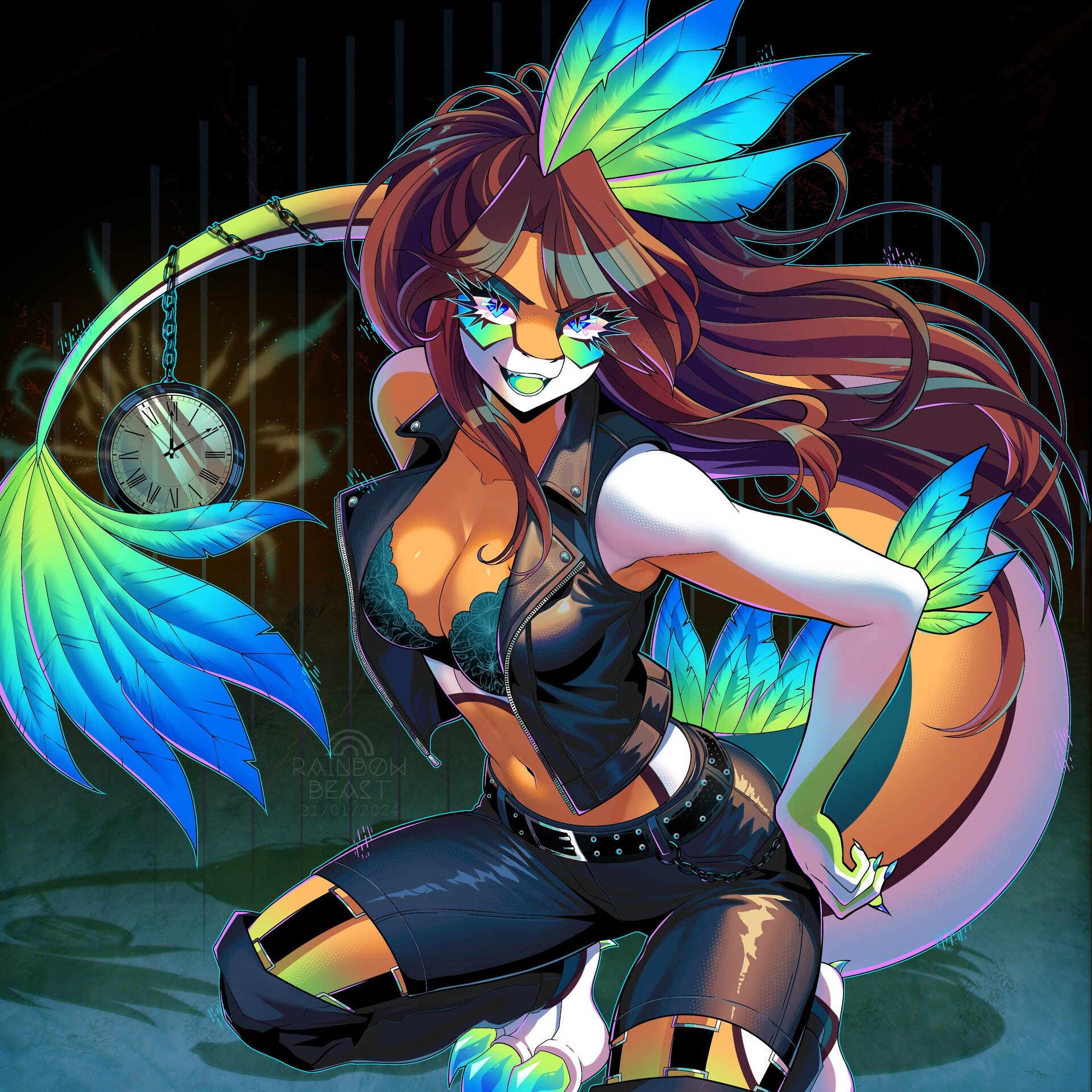 ArtStation - Cronos. My dinosaur OC