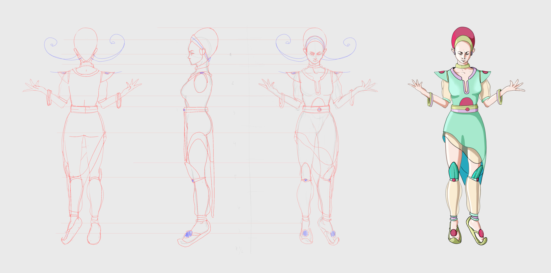 ArtStation - Práctica 03 - model sheet