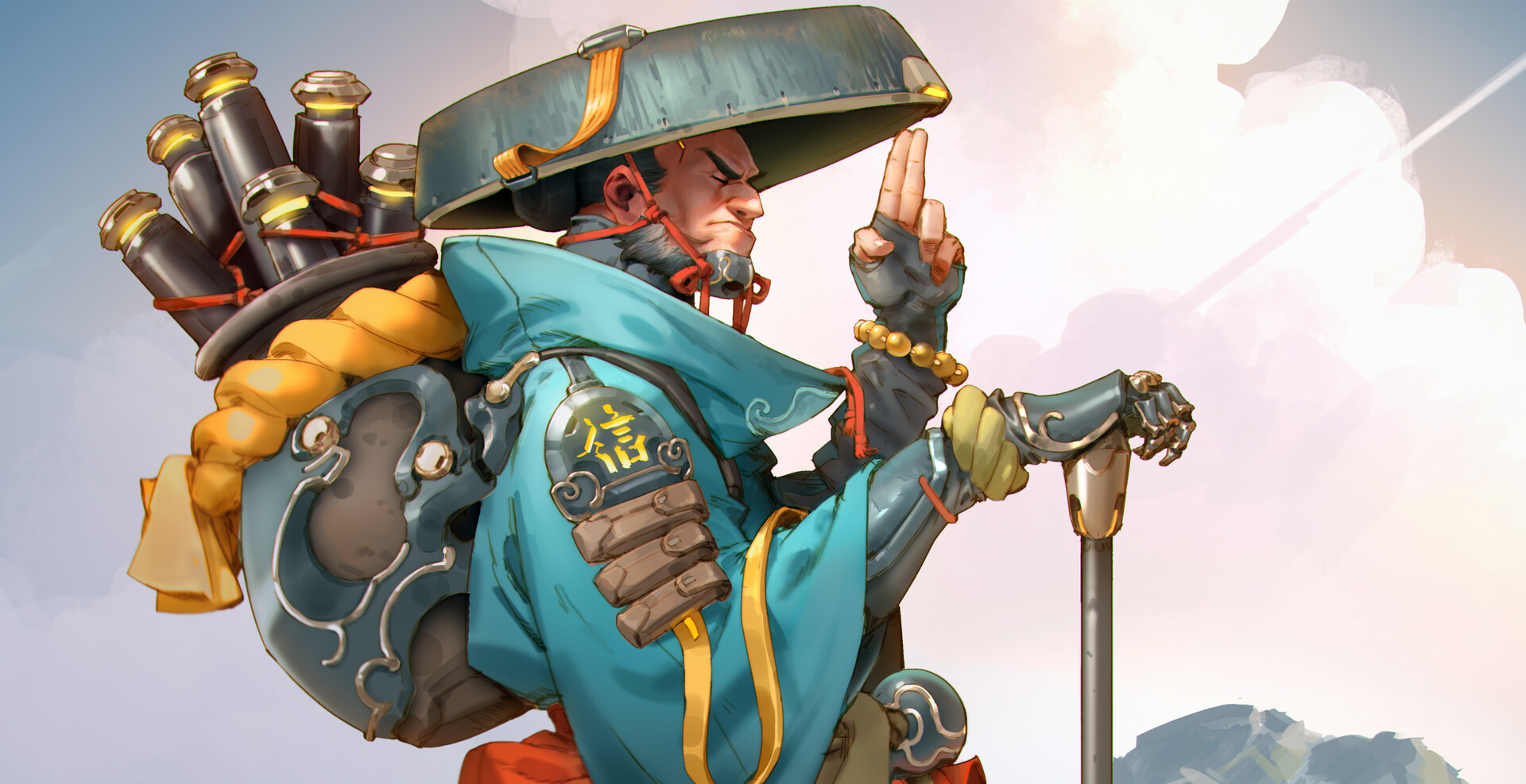 ArtStation - Cyber Monk