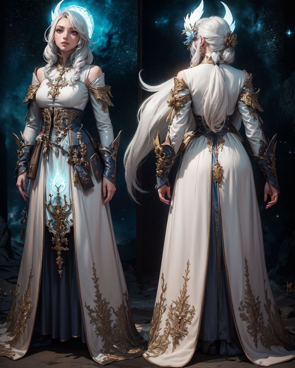 4K Anime Reference Art for Artists and Enthusiasts - 302 White Mage ...