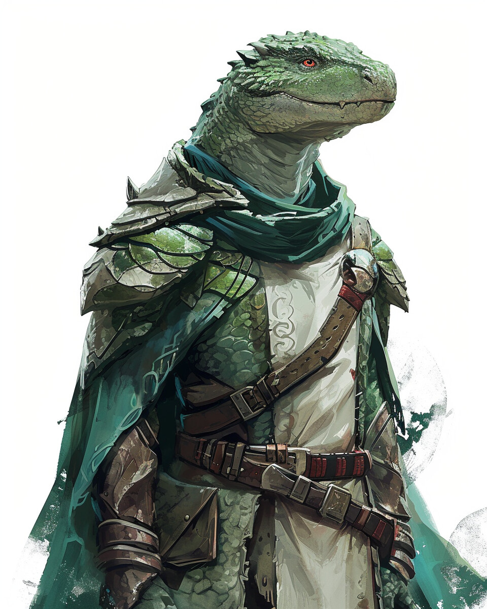 ArtStation - Lizardfolk - Character Concept Art