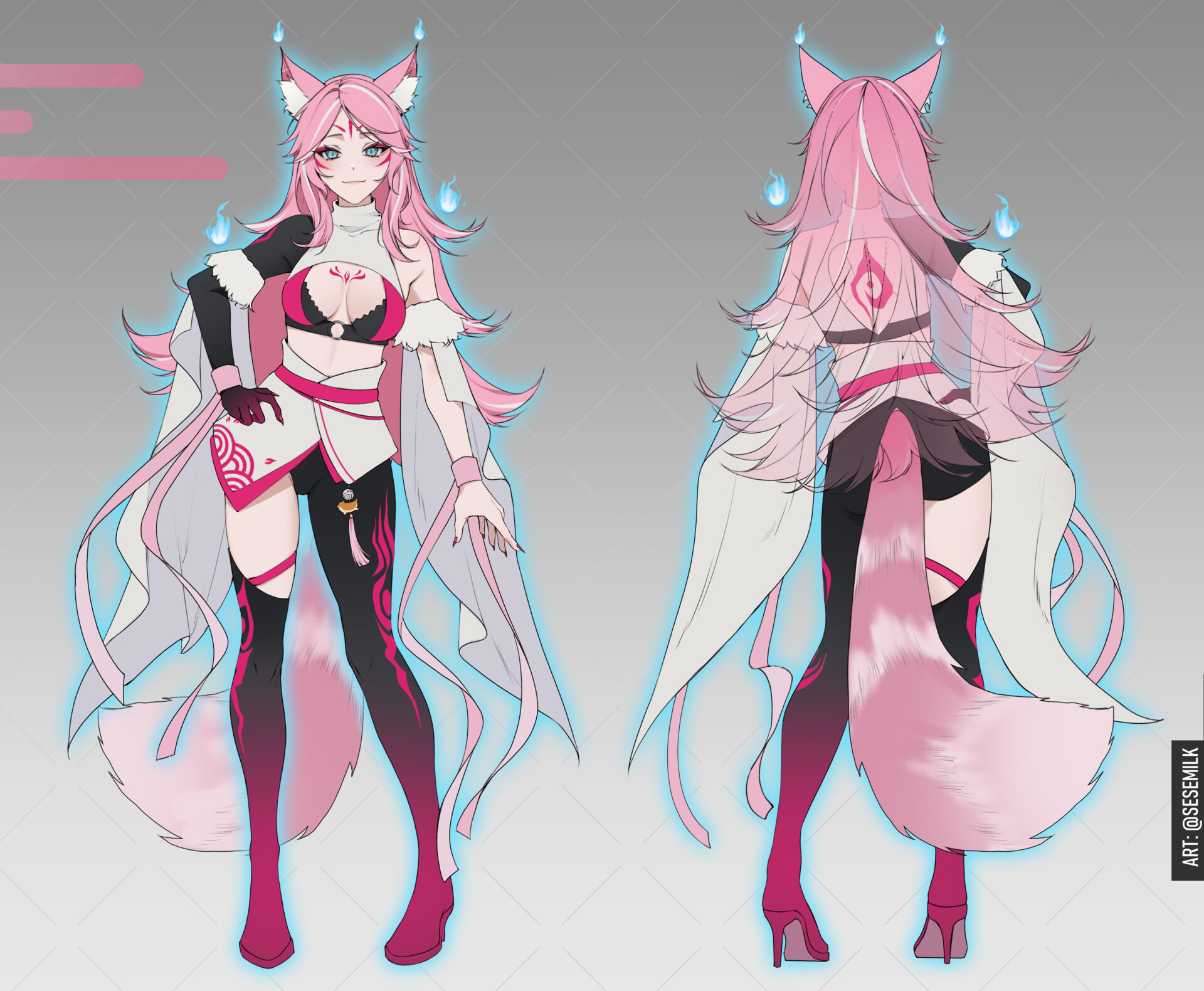 ArtStation - Reference Sheet commission for Kari (@@karichu)