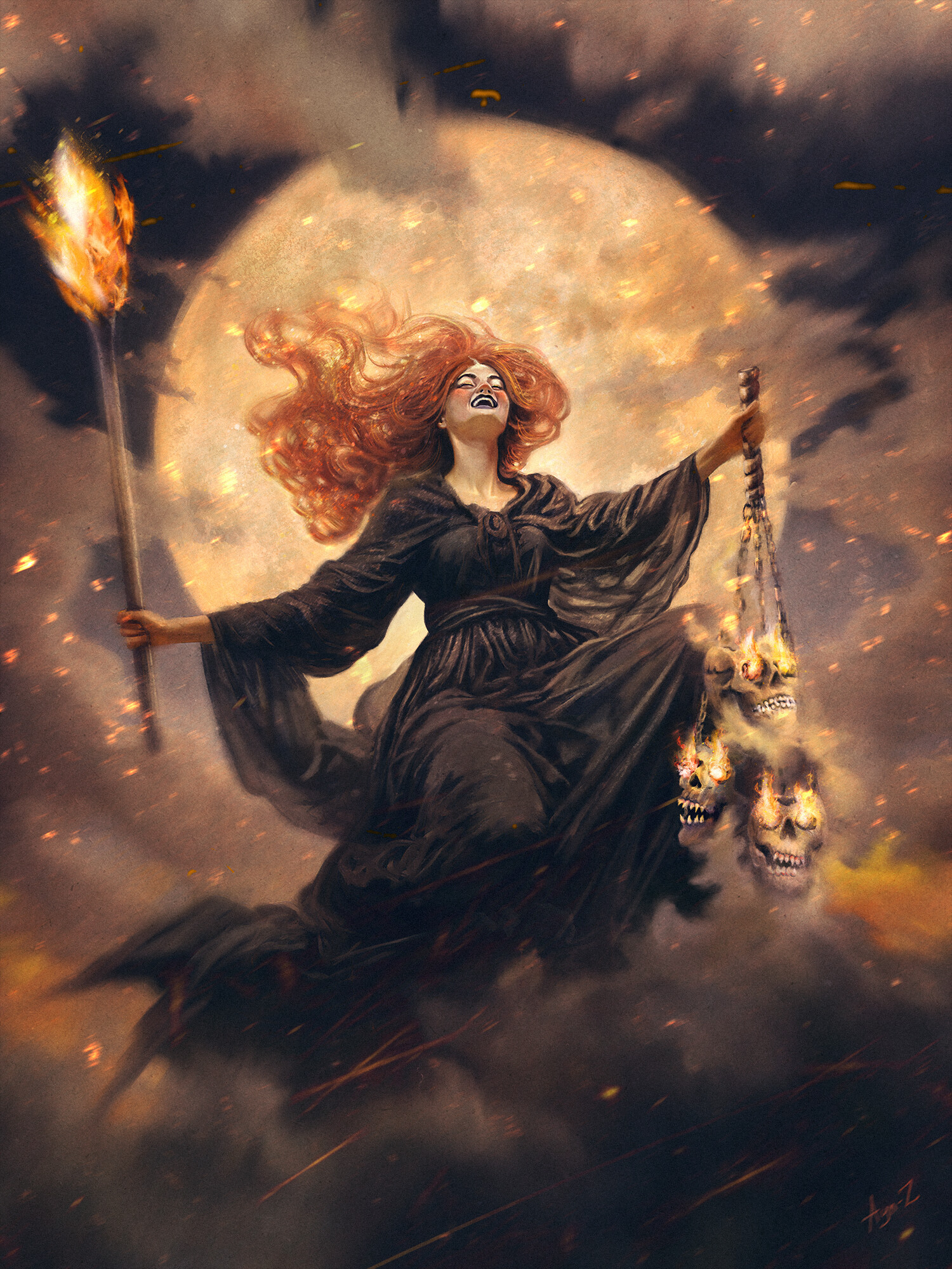 ArtStation - Burn Everything with Red Flame!