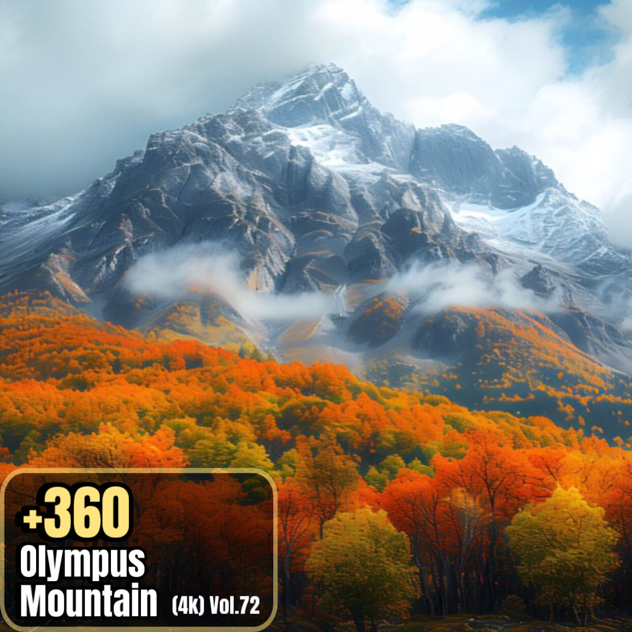 ArtStation - +360 Olympus Mountain Environment Concept(4k)