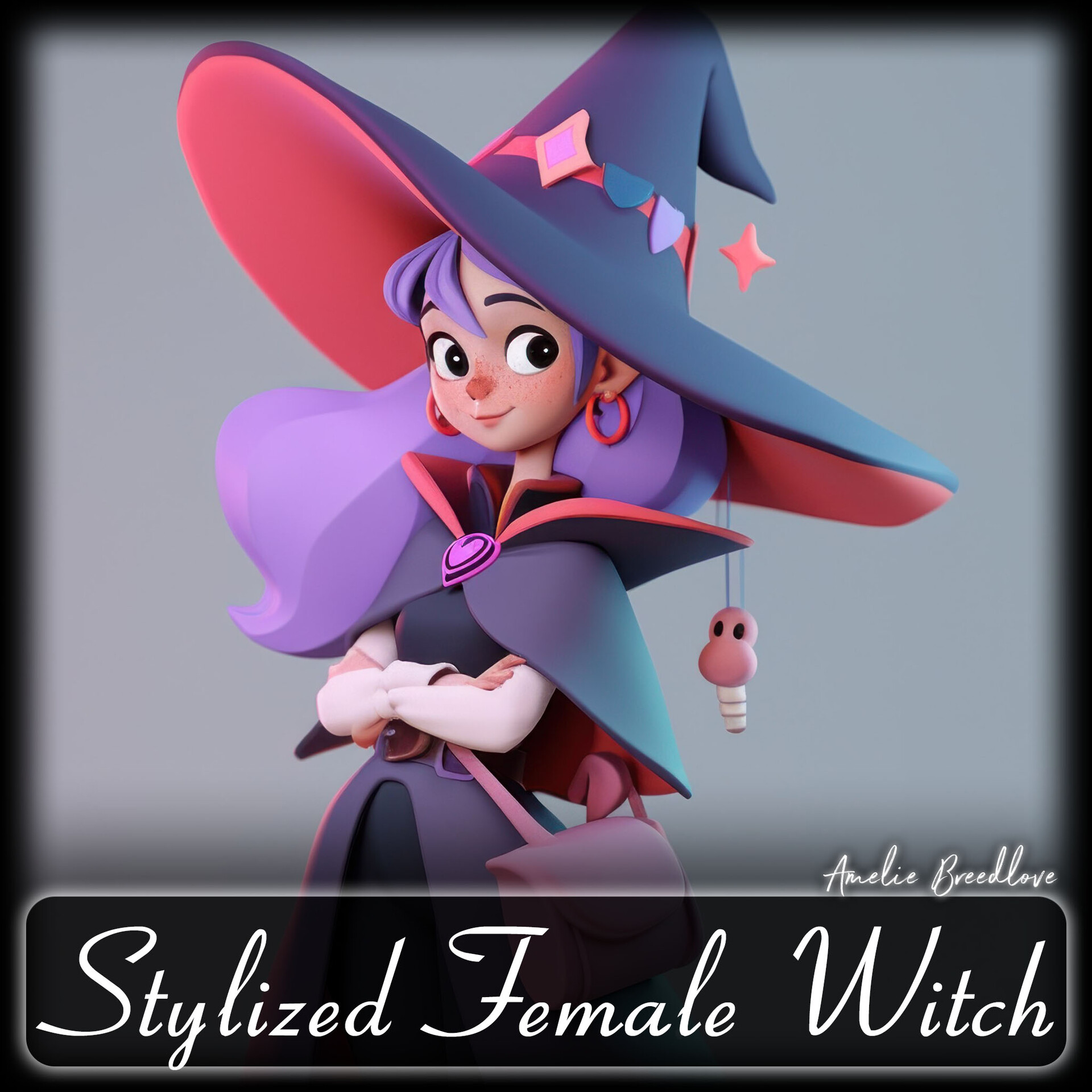 ArtStation - 200 Stylized Female Witch Reference Pack | 4K | v.28