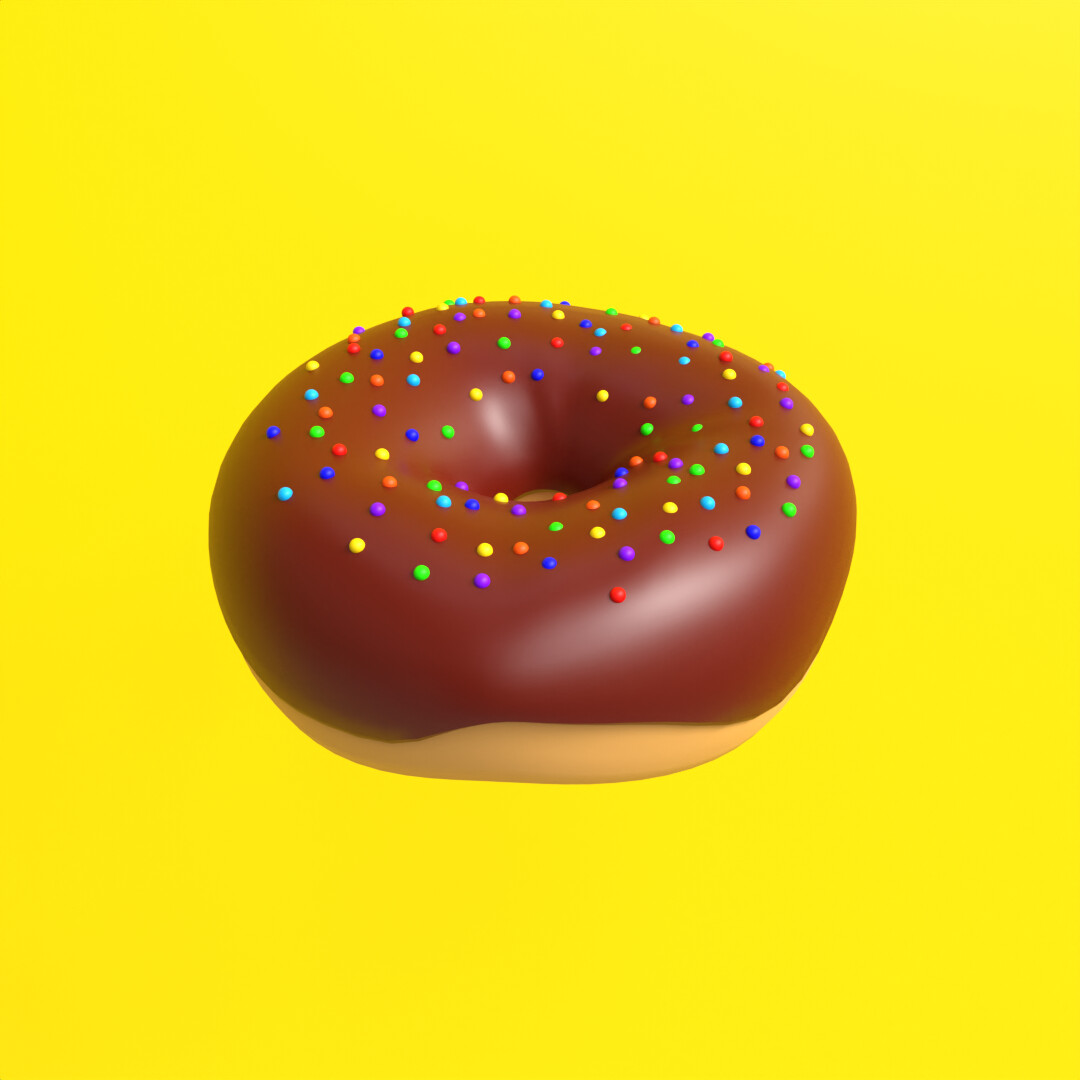 ArtStation - Donut Model Design🍩