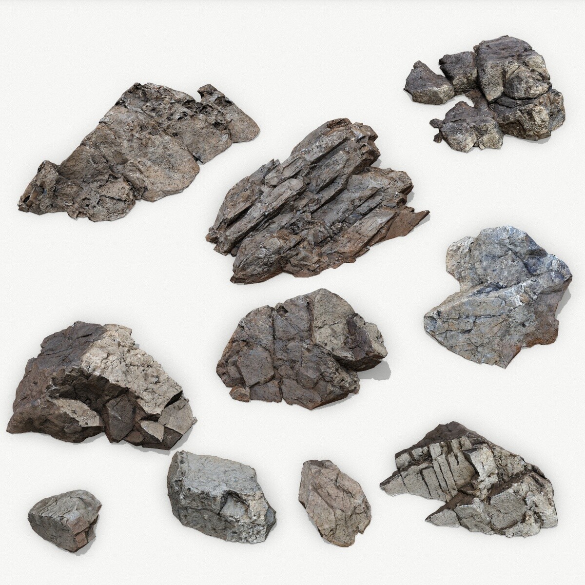 ArtStation - desert rocks