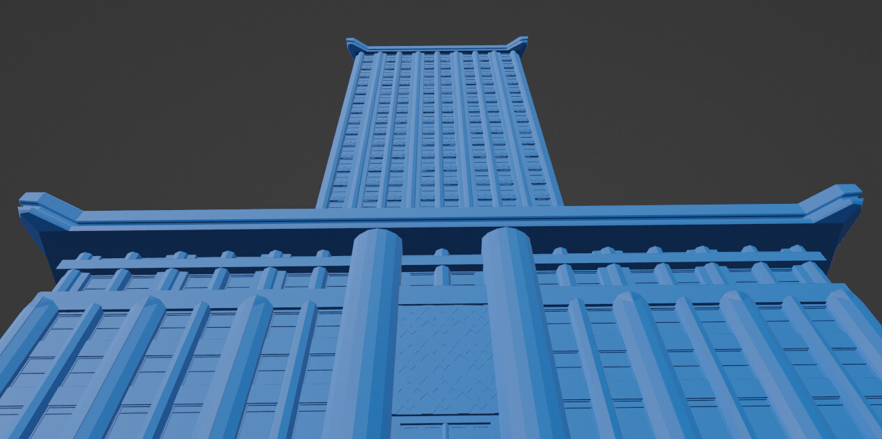 ArtStation - Untextured Skyscraper