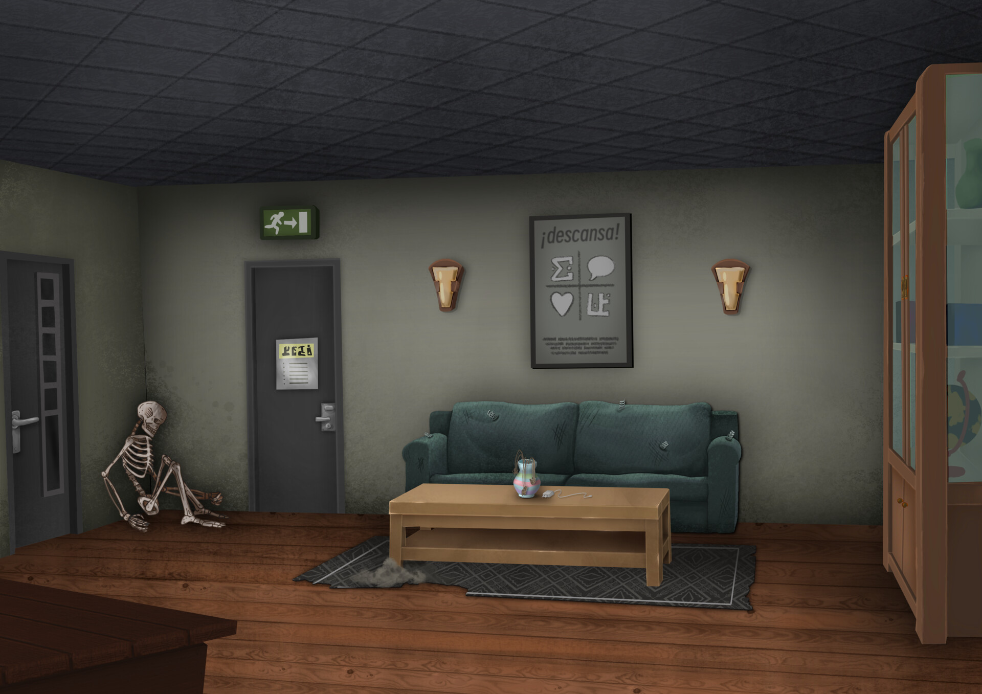 ArtStation - Environment Design for an Escape Room board game