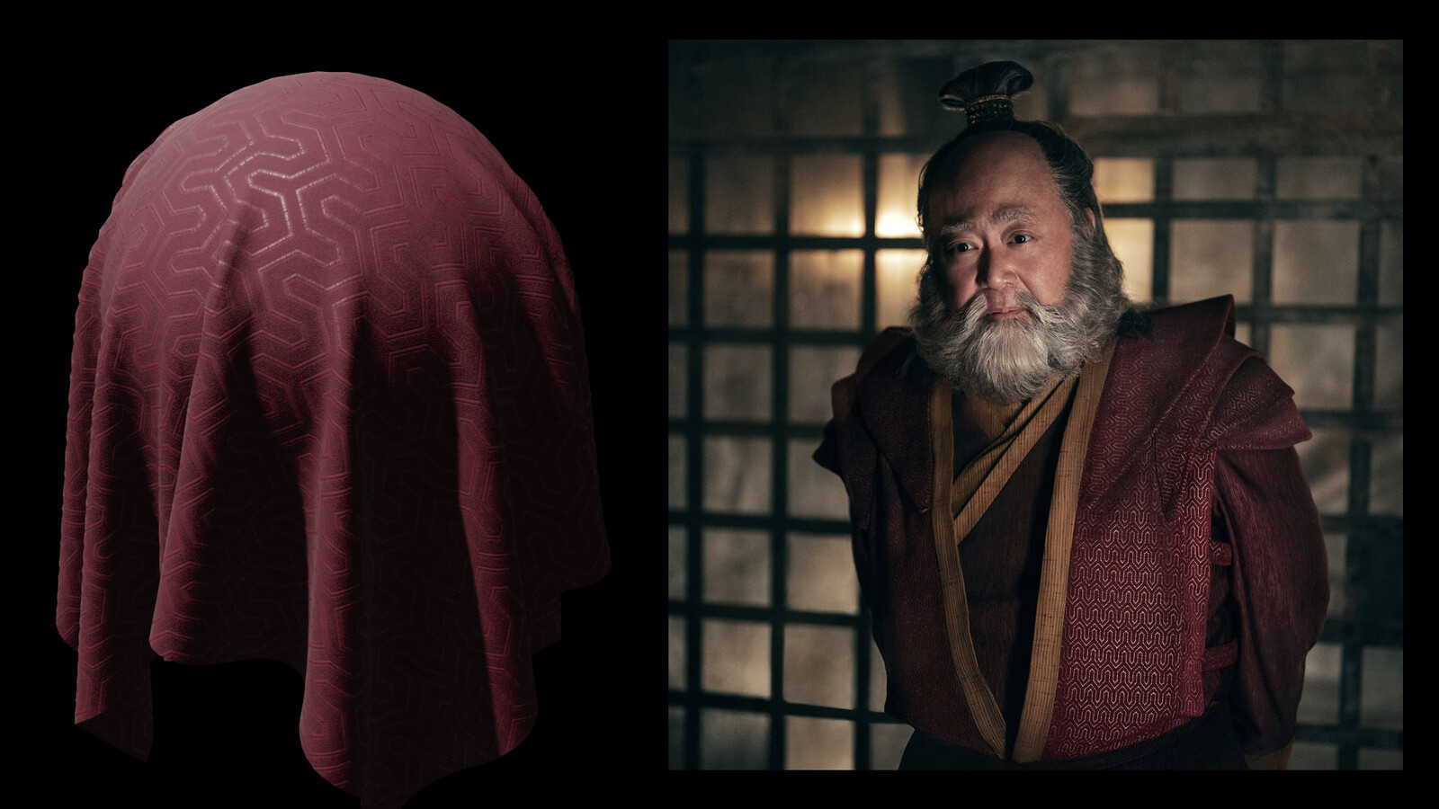 Polina Trofimova - Uncle Iroh's gown fabric (Avatar: the Last Airbender ...