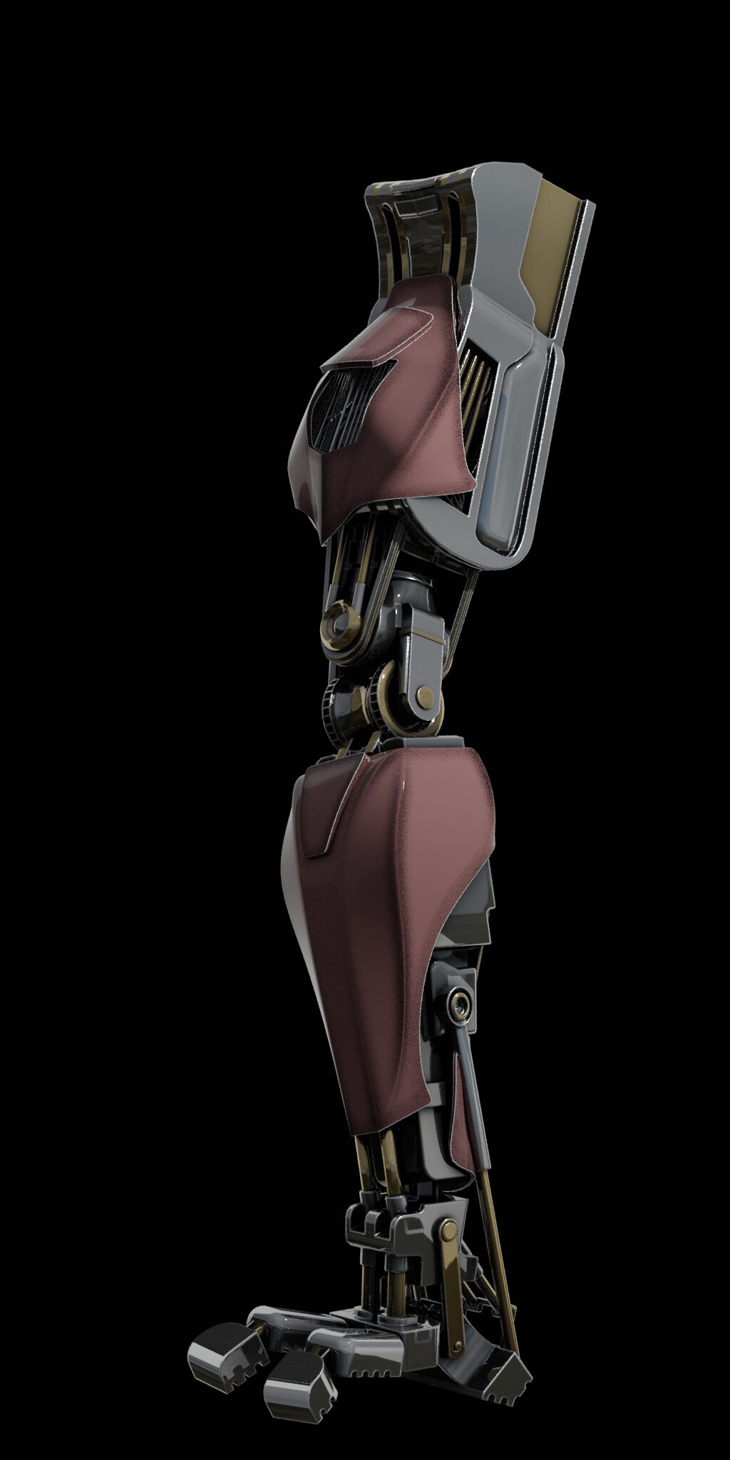 ArtStation - Mechanical leg