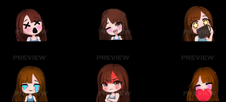 ArtStation - Pretty Anime Emote