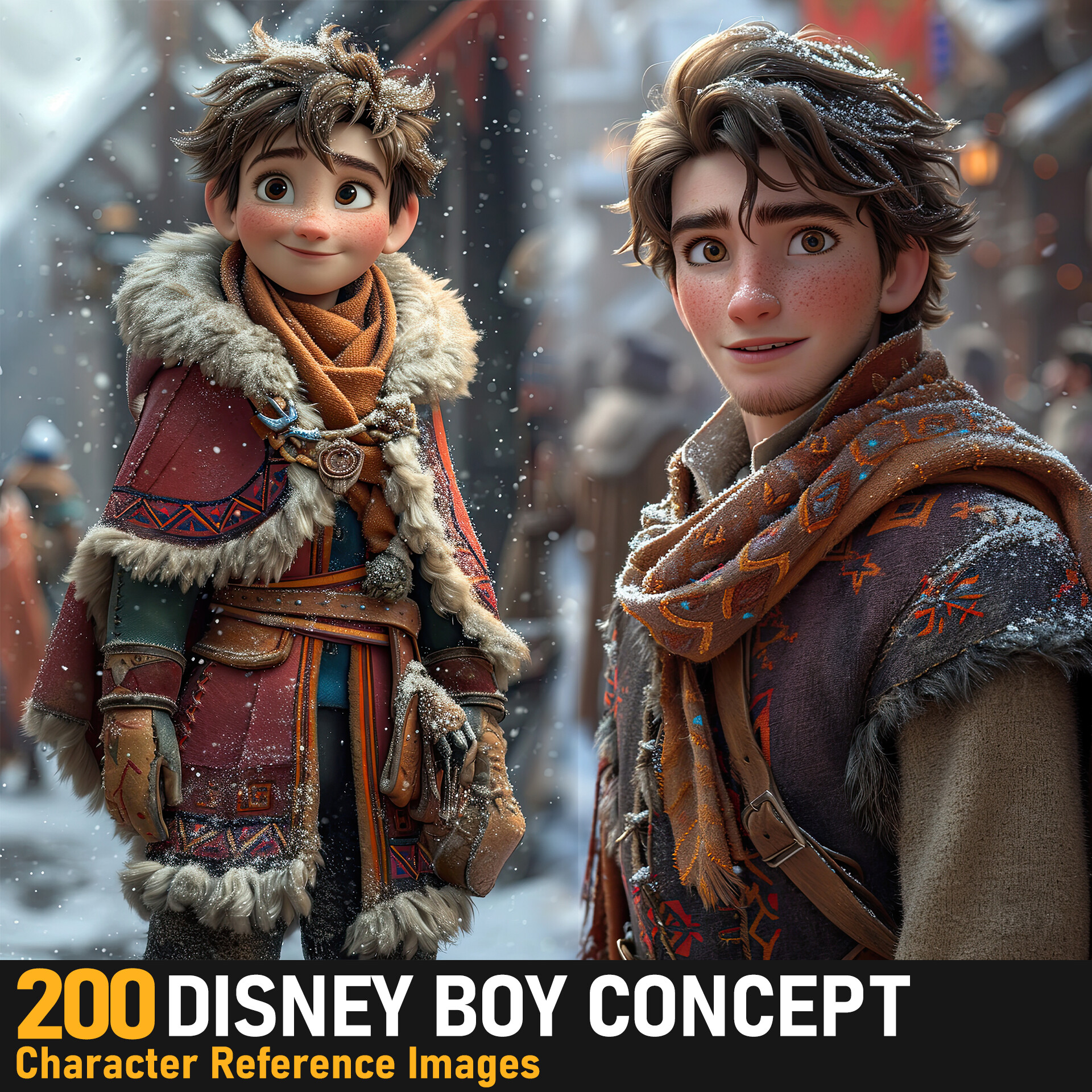 ArtStation - Disney Boy Concept| 4K Reference Images